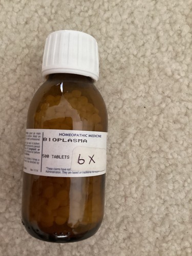 Homeolab Bioplasma 6x. 500 tablets New | eBay