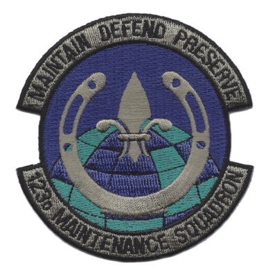 3.5" AIR FORCE 123RD MAINTENANCE SQUADRON EMBROIDERED PATCH | eBay