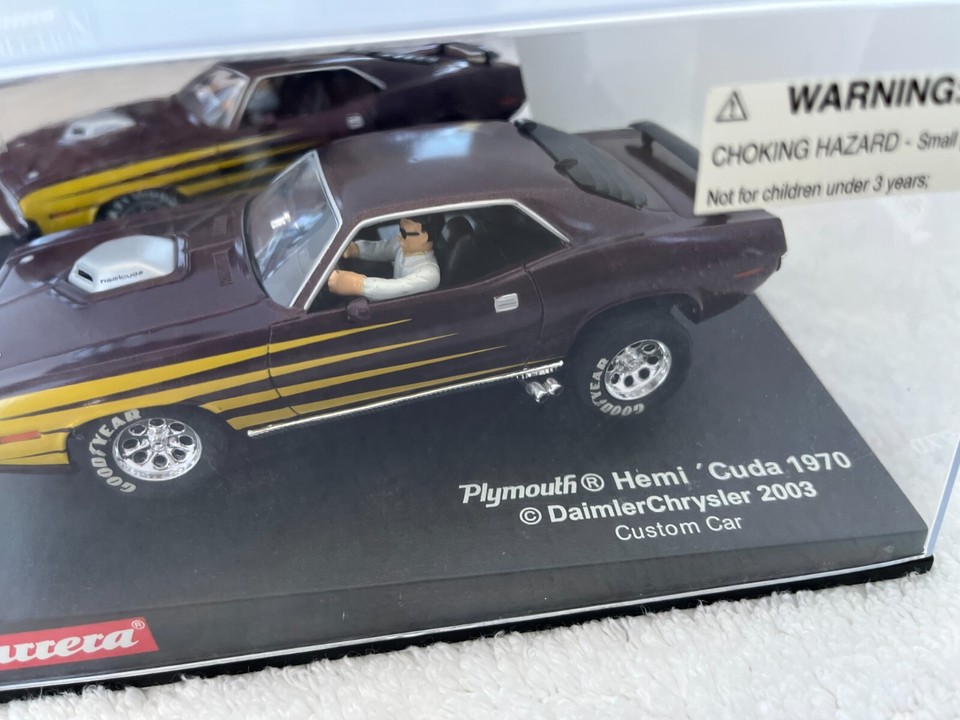 Carrera 25714 Plymouth Hemi 'Cuda 1970 Evolution 1/32 Slot Car REAL ...