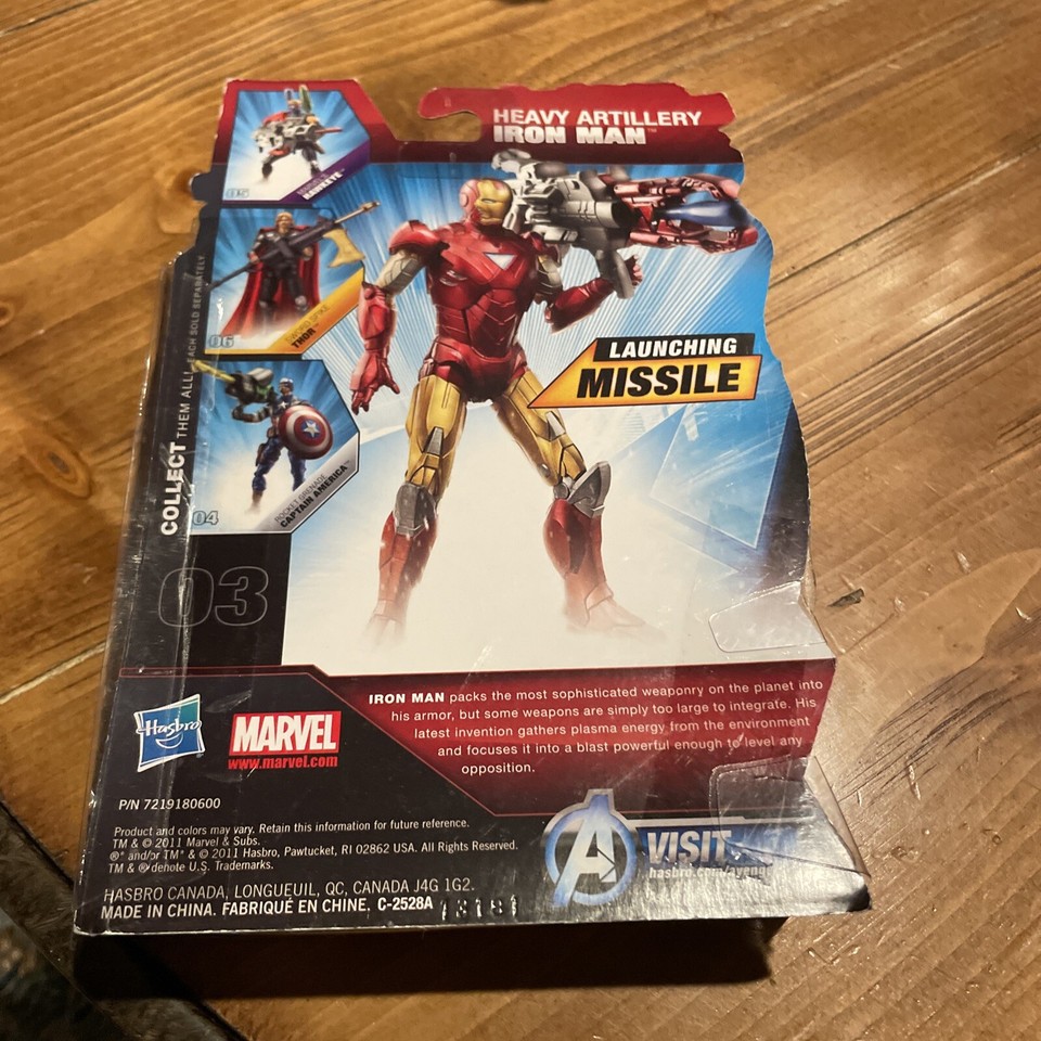 IRON MAN HEAVY ARTILLERY The Avengers Movie Concept Series 4" Figure #3 ...