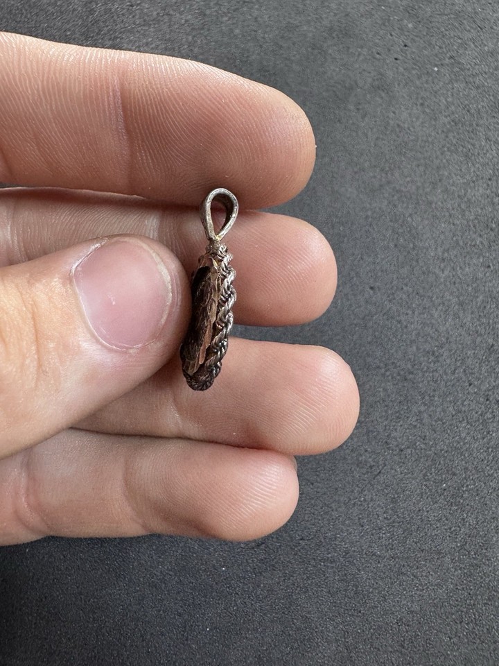 3.1g Vintage Sterling Silver 925 & 999 Guardian Angel Coin Pendant Jewelry lot S | eBay