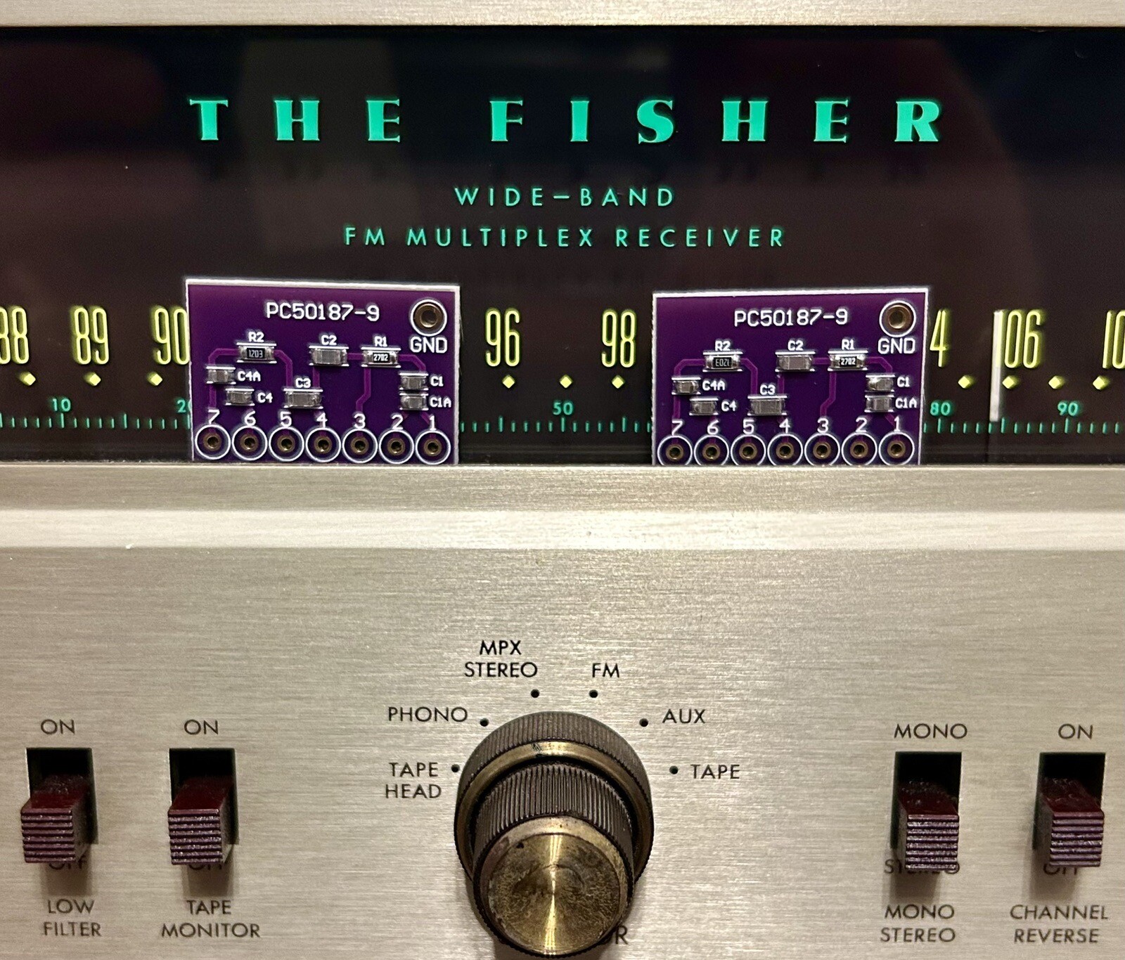 The Fisher 500C, 500B, 400 Receiver PEC PC50187-9 PREMIUM tone control ...