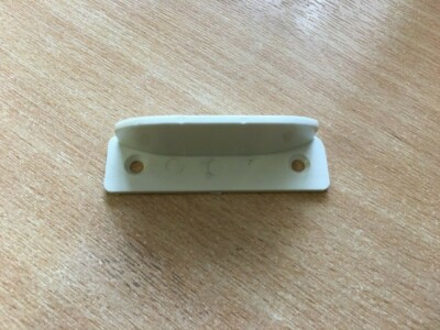 Door Lock Stiker Plate Keep Swift Sterling Caravan Gas Locker Lid white ...