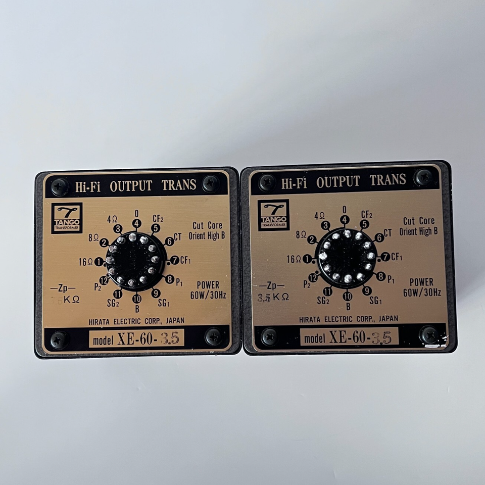 TANGO XE-60-3.5 Hi-Fi Output Transformer Pair Set 60W / 30Hz Tested ...