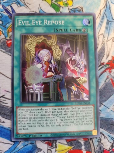 YuGioh Evil Eye Repose NM (1st Ed.) MP20-EN241 Super Rare Card | eBay