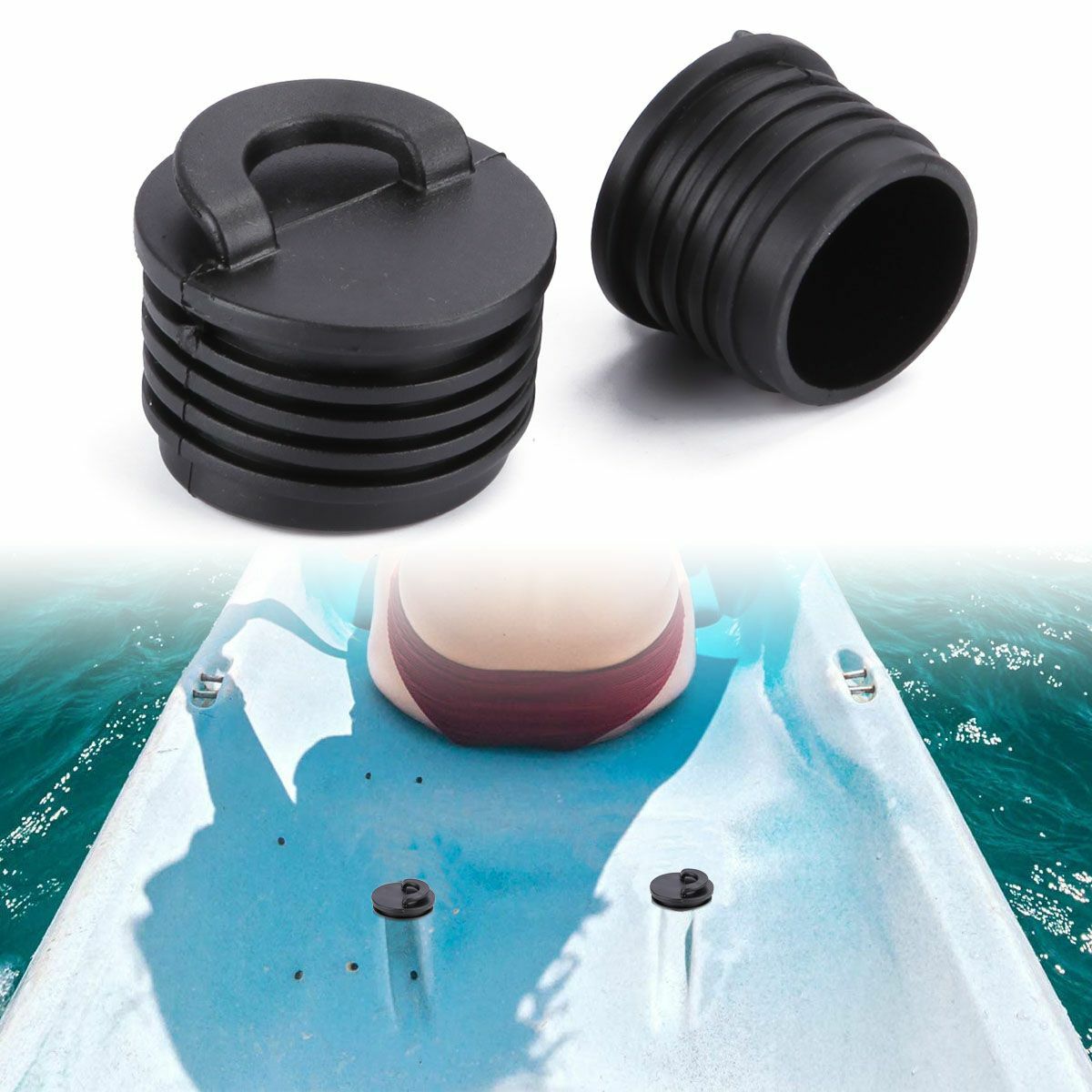 1/4/10pc Kayak Scupper Stoppers Marine Boat Plug Bungs For Canoe Boat ...