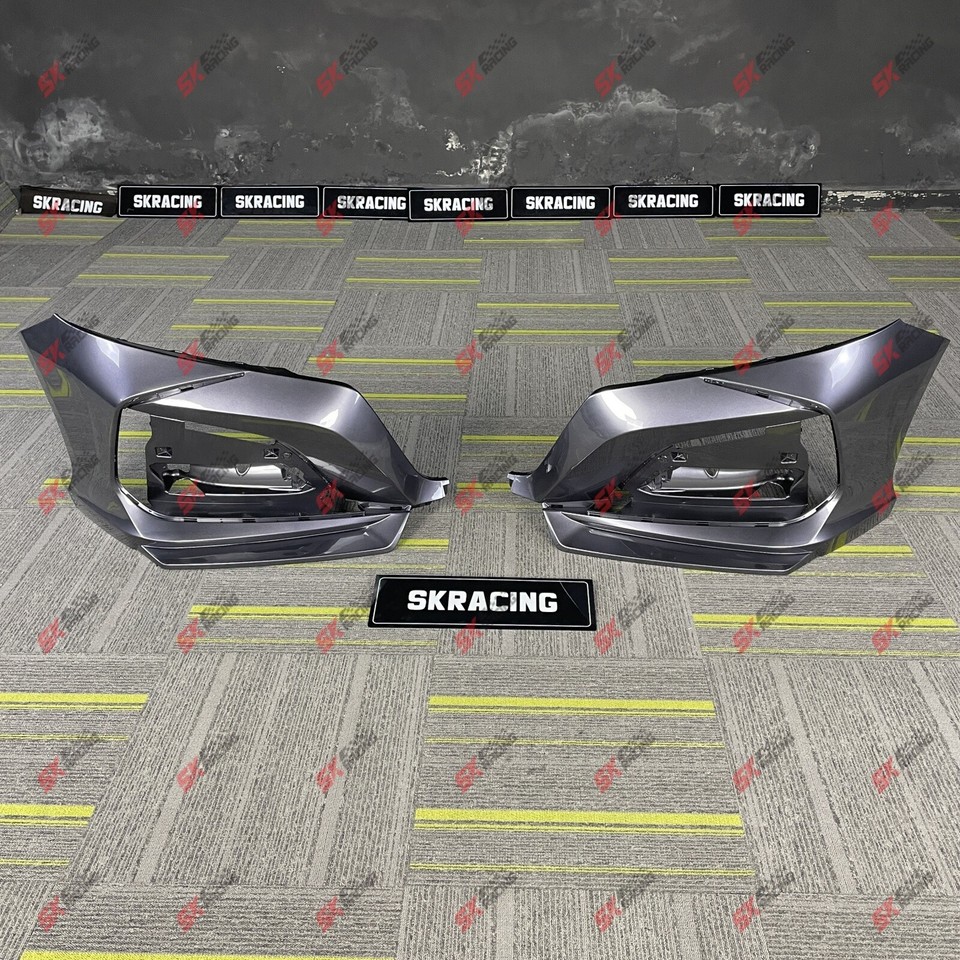 Space Silver Front Bumper Surround Cover Side Skirts Kit Fits Honda ...