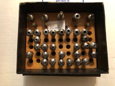 "U.S. STANDARD" WATCHMAKER LATHE COLLETS 8mm WW STANDARD SIZES WITH ...