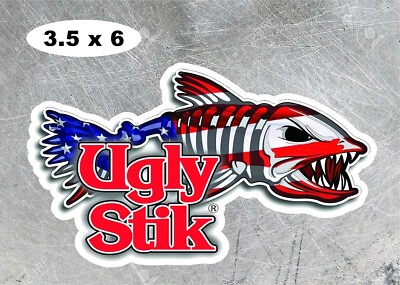 UGLY STICK FISHING STICKER DECAL UV LAMINATED | eBay