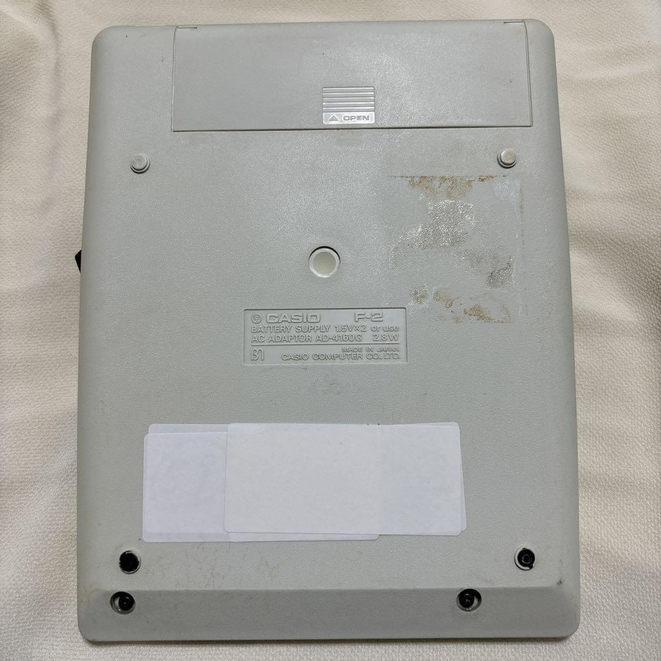 CASIO Adder Calculator 12 Digit F-2 Showa Retro | eBay