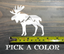 Moose Sticker Decal 3.5" DIE CUT Mountain KUIU First Lite Hunting Sitka ...