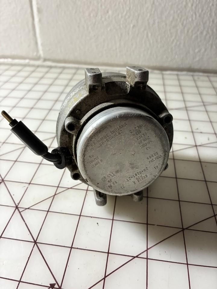 MORRILL MOTORS SP-B9HUEM2 Unit Bearing Fan Motor 230V 1550RPM CW ...