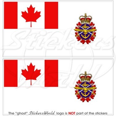 CANADA Forces Armées Ensign Drapeau CANADIEN Vinyle Sticker Autocollant ...