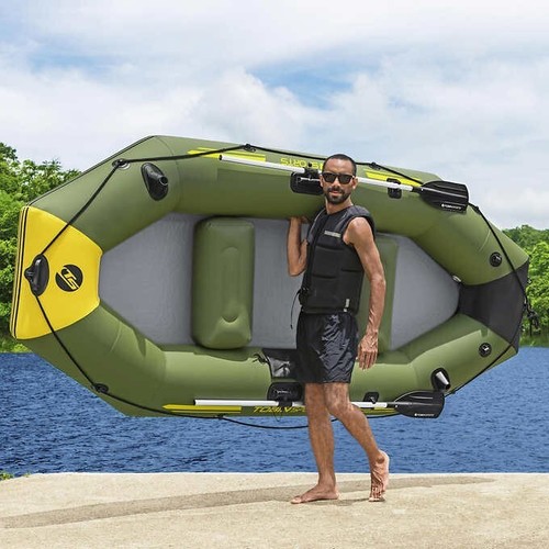 TOBIN SPORTS CANYON PRO INFLATABLE BOAT - COMPLETE WITH: OARS, PUMP ...