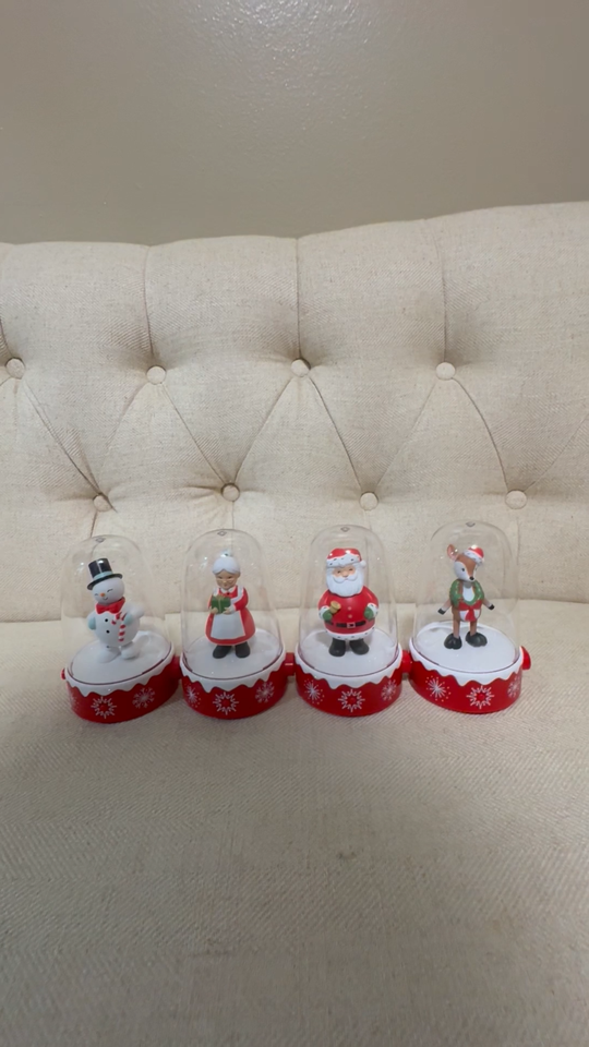 2024 Hallmark Holiday Happy Tappers Musical Figurines Set of 4 | eBay