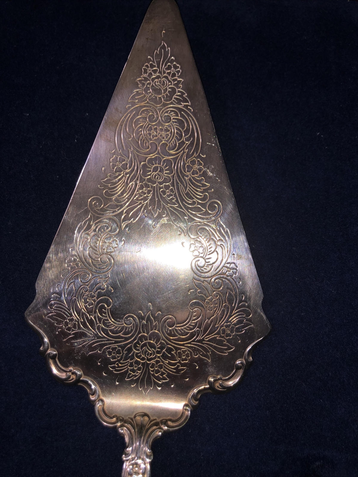 Vintage International Silver plate Pie cake server Interlude pattern ...