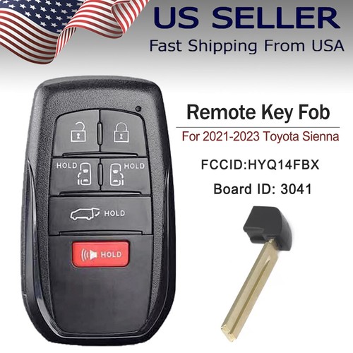 New For 2021 2022 2023 Toyota Sienna Smart Key FOB Keyless Remote ...