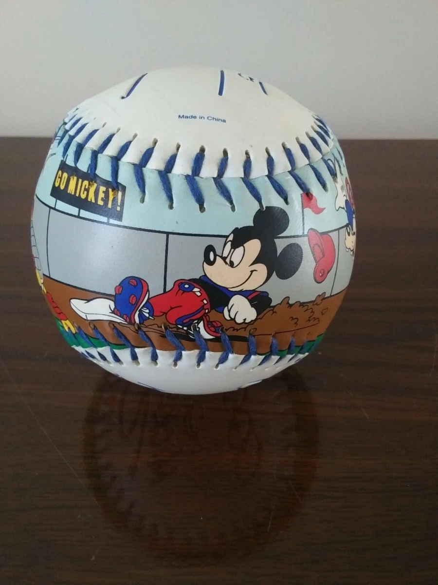 Mickey Mouse Playing Softball