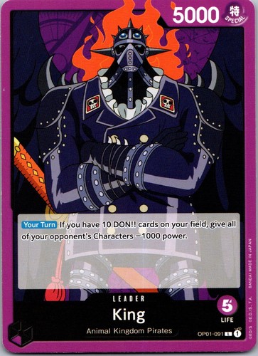 King (091) OP01-091 Romance Dawn L | eBay