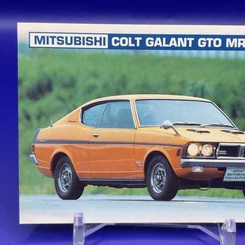 Mitsubishi Colt Galant GTO No.087 Motor classic Car Card EPOCH Made in ...