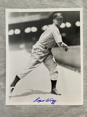 Roger Wolff Washington Senators Signed/Auto 8x10 Photo | eBay