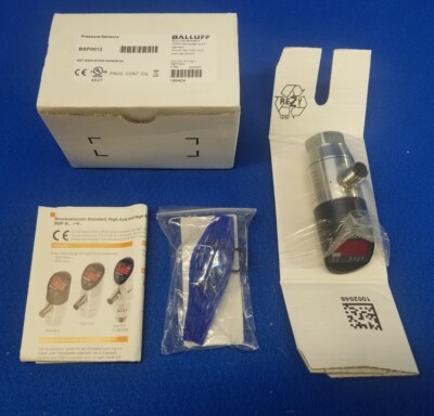 Balluff BSP0012 Sensor, Pressure switch w/display, Standard, 5802 PSI ...