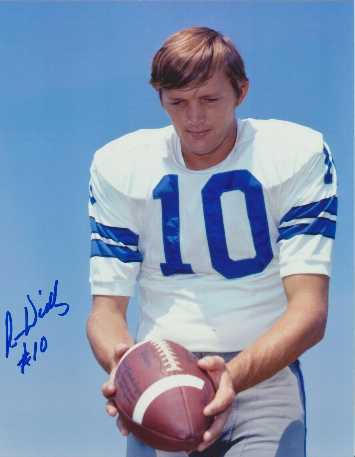 Ron Widby Autographed 8x10 Dallas Cowboys Free Shipping #2 | eBay