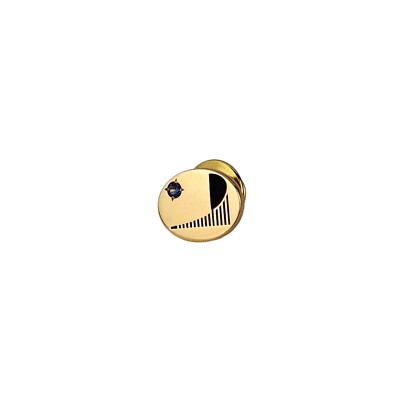 10K EMB CTO Sapphire Label Pin | eBay