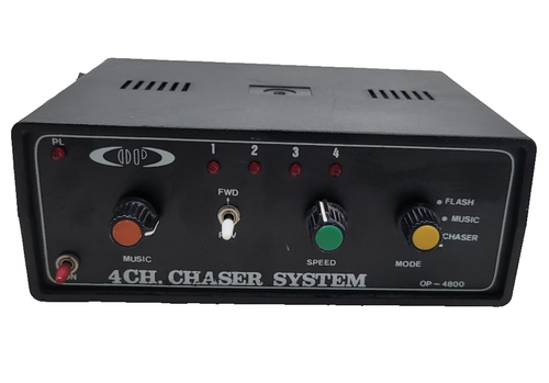 4 CHANNEL LIGHT CHASER SYSTEM DJ LIGHTING CONTROLLER-MUSIC AND ...