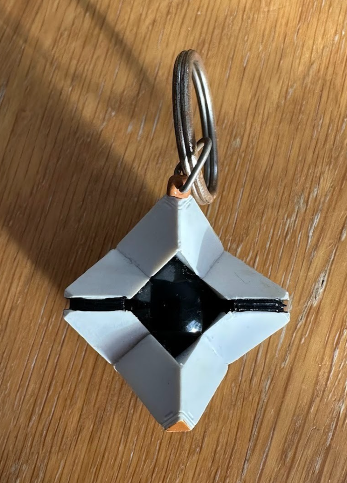 Destiny 3D Keychain White Ghost | eBay