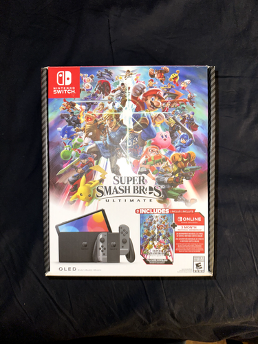 Nintendo Switch (OLED Model) Super Smash Bros. Bundle 64GB Console ...