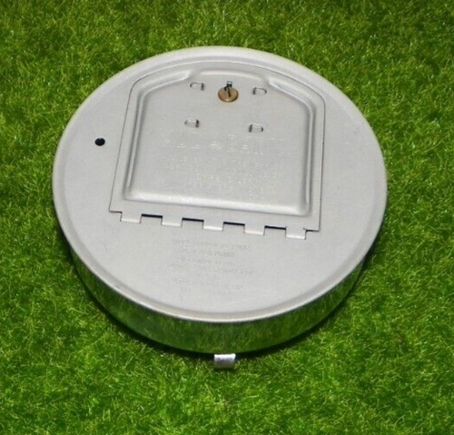 Vtg ~Old Add-O-Bank Coin Bank Unnamed Round Tin Metal Coin Savings Bank ...