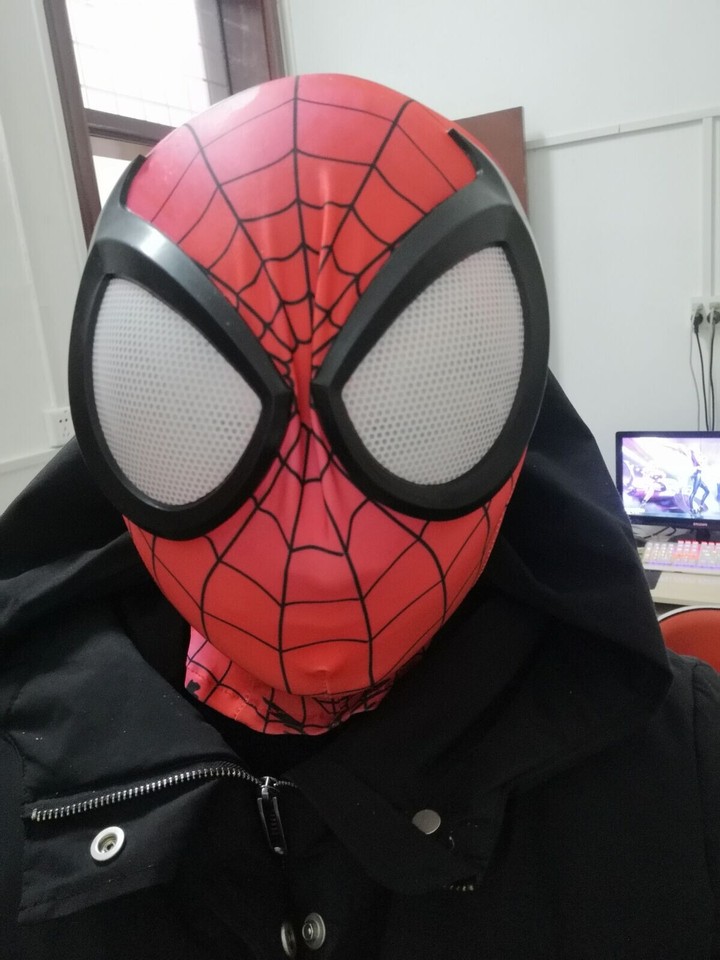 Ultimate Spider-Man Mask Spiderman Cosplay Masks Costume Lenses Props ...