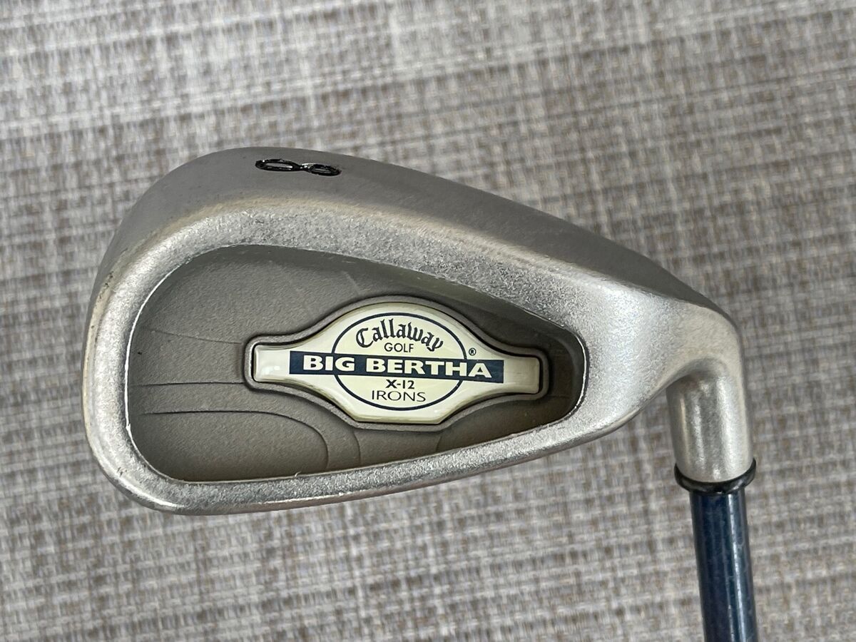 Callaway GOLF X-12 X12 STEELHEAD Big Bertha Single Iron #8 Callaway GOLF X-12 X12 STEELHEAD Big Bertha Single Iron #8