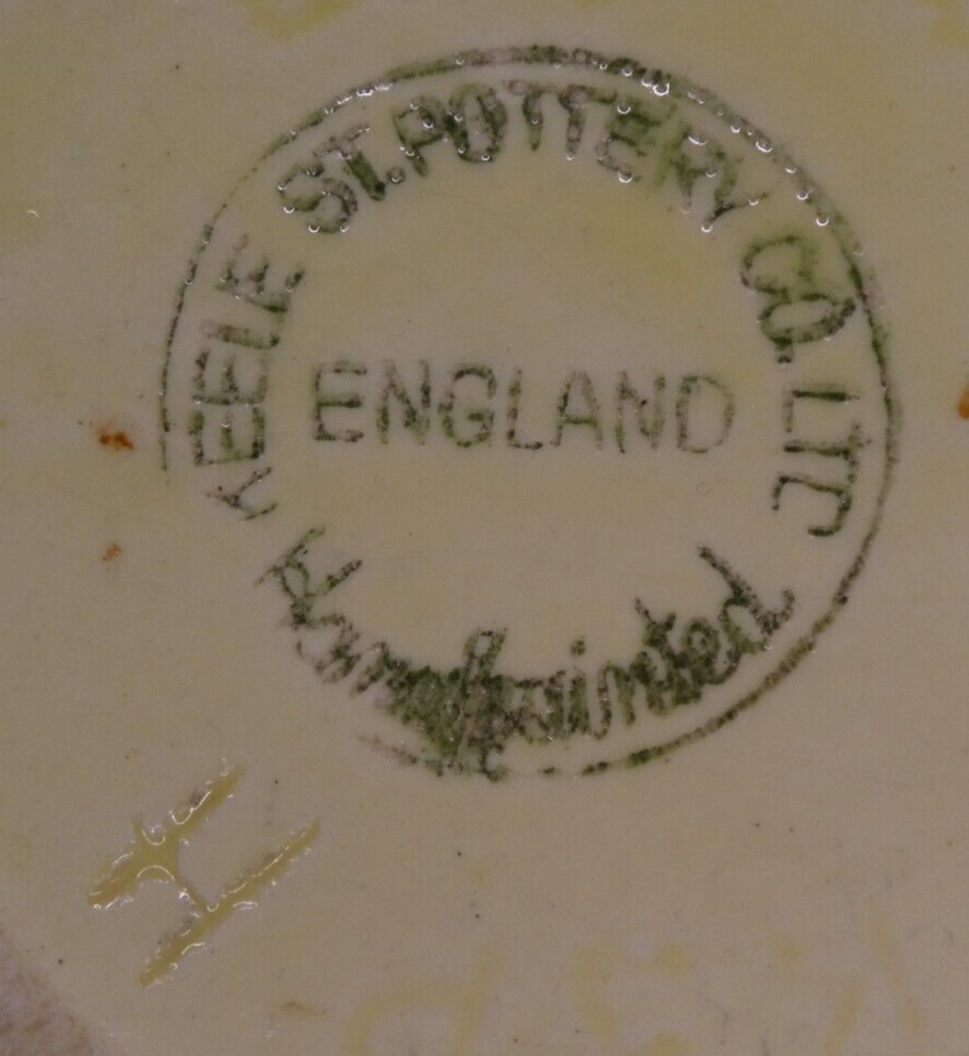 Vintage Keele St Pottery Co. Ltd England Hand Painted Cottage Ware ...