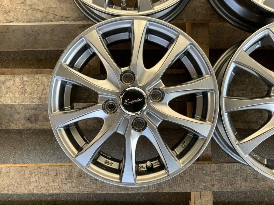 Hot Stuff Exceeder 13 Inch 4.00B 45 4H Pcd100 Hub Diameter 67Mm 4 Pieces | eBay