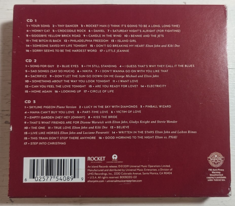 Elton John Diamonds, Three CD Set With Slipcover | eBay