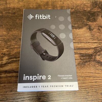 Fitbit Inspire 2 FB418 Black Rubber Strap Heart Rate Monitor Activity ...