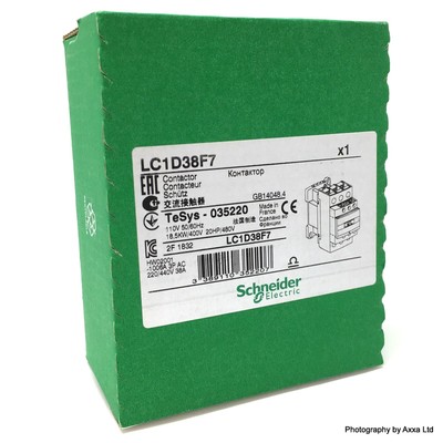 Contactor LC1D38F7 Schneider 110VAC | eBay