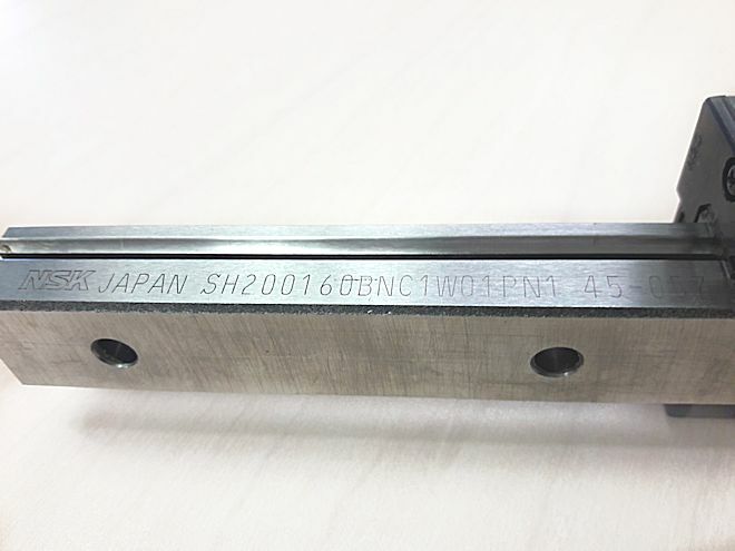 NSK H20 160mm Linear Bearing w/ SH200160BNC1W01PN1 45-057 -Free ...