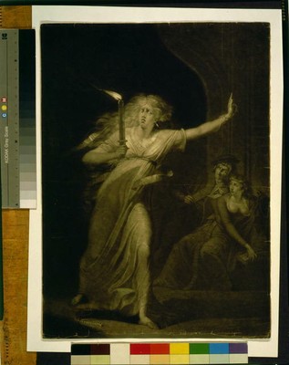 Lady MacBeth walking in her sleep,William Shakespeare,Carrying Candle ...
