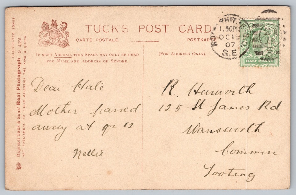 Vintage Antique Tucks Postcard 1907 "Come, birdie, Come" Poem Adorable ...