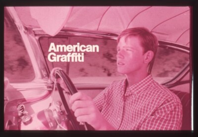 American Graffiti 1973 Ron Howard TELOP Title Card Art Vintage 35mm ...