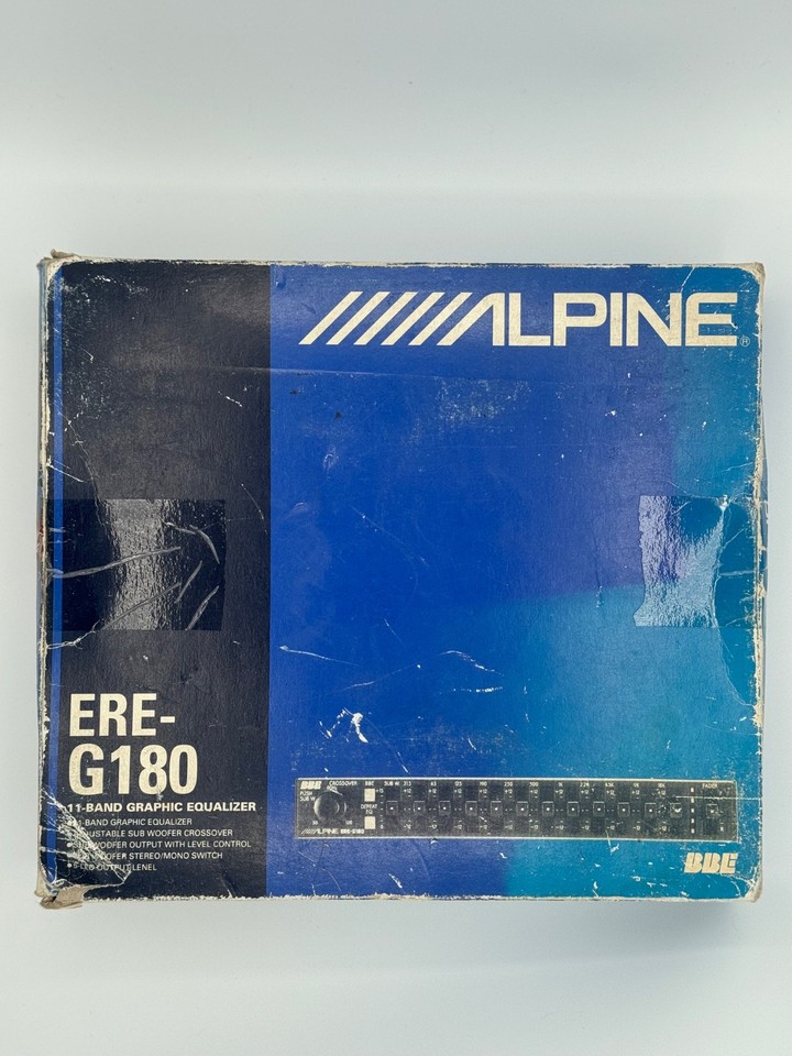 Alpine ERE-G180 Car Equalizer | eBay