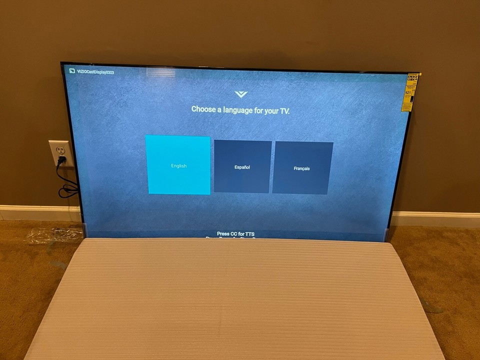 Vizio 58" TV V-Series V585-K01,2160p (4K) Black 51"X5"X38"H | eBay