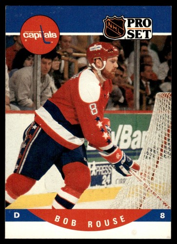1990-91 Pro Set #554 Bob Rouse Washington Capitals | eBay