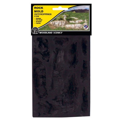 Woodland Scenics Rock Mold Outcroppings WOOC1230 Train Scenery Non ...
