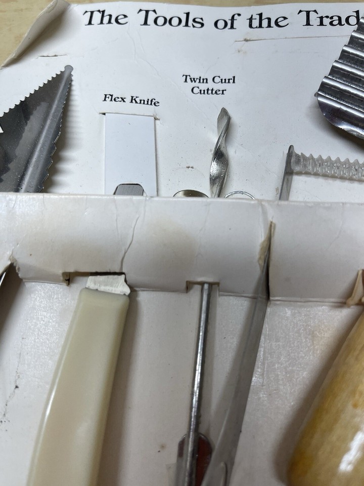 Tools of the Trade Garnishing Kit Vintage Kitchen Accessories 5 Pieces ...