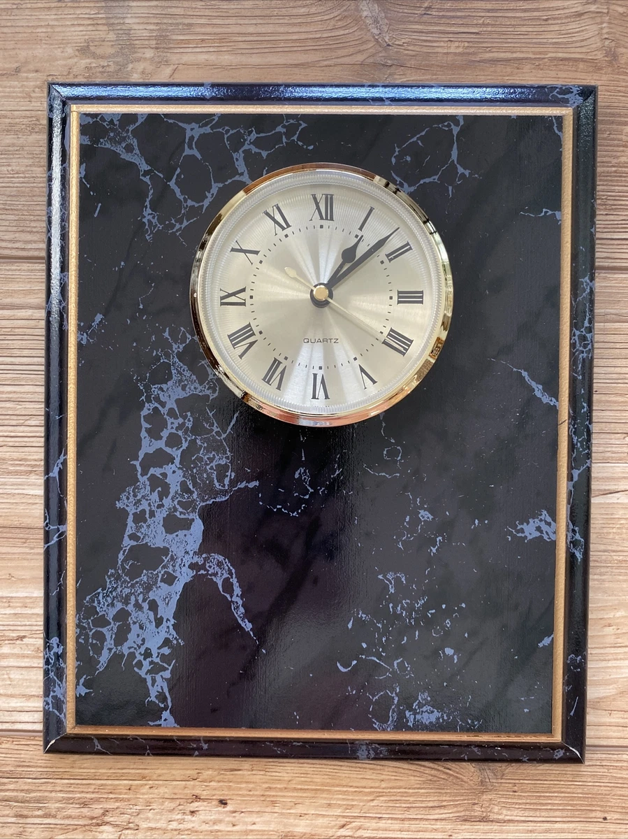 Black Wood Wall Clock