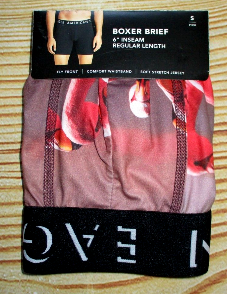 MENS AMERICAN EAGLE FLAMINGOS FLEX BOXER BRIEF SIZE S (29/31) | eBay